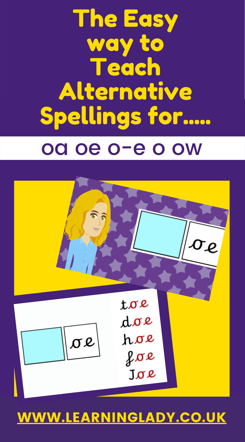 Easy ways to introduce OE alternative spellings to kids