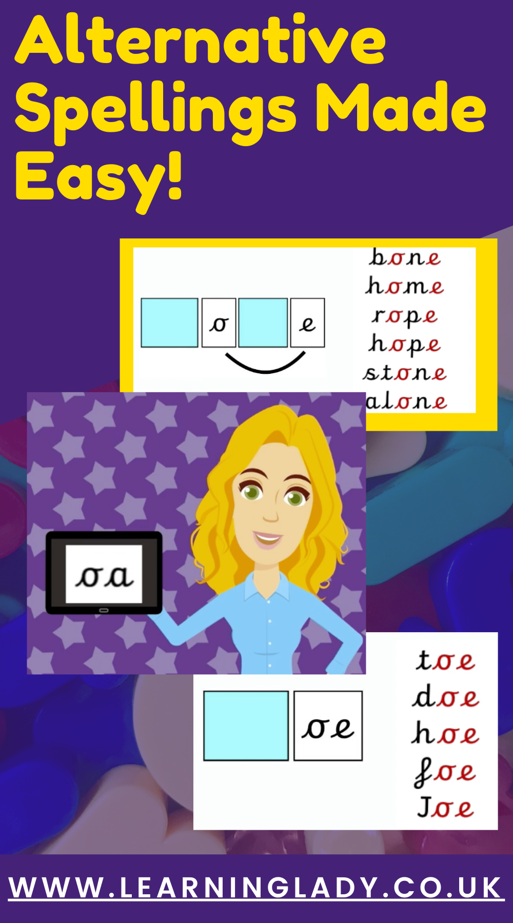 Easy ways to introduce OE alternative spellings to kids