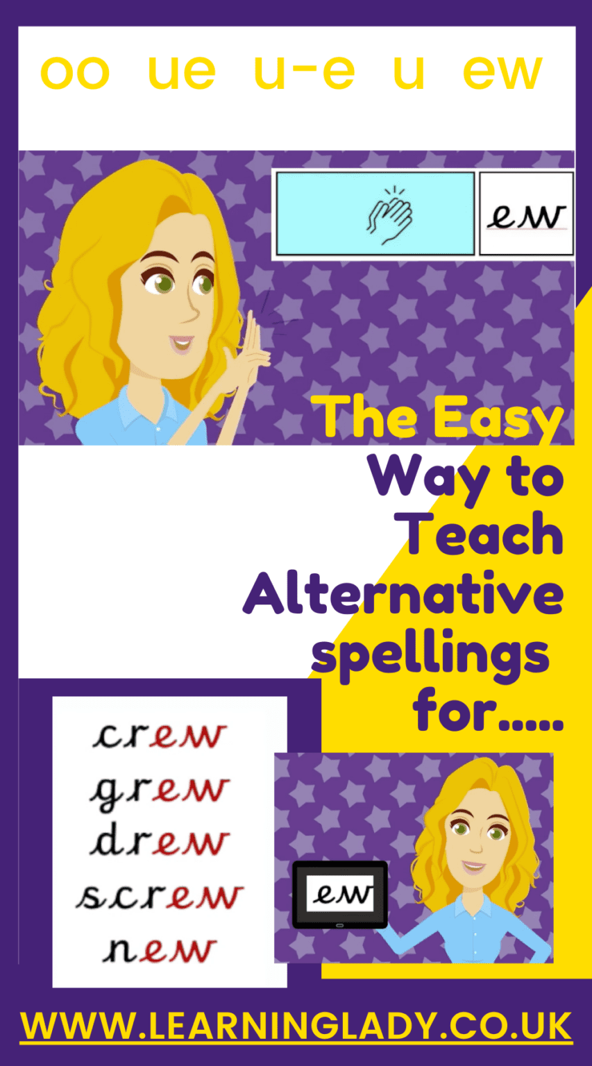 Spelling Alternatives For UE