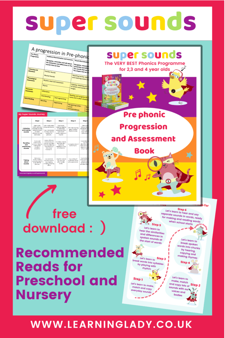 Developing phonological awareness for your 3 and 4 year olds