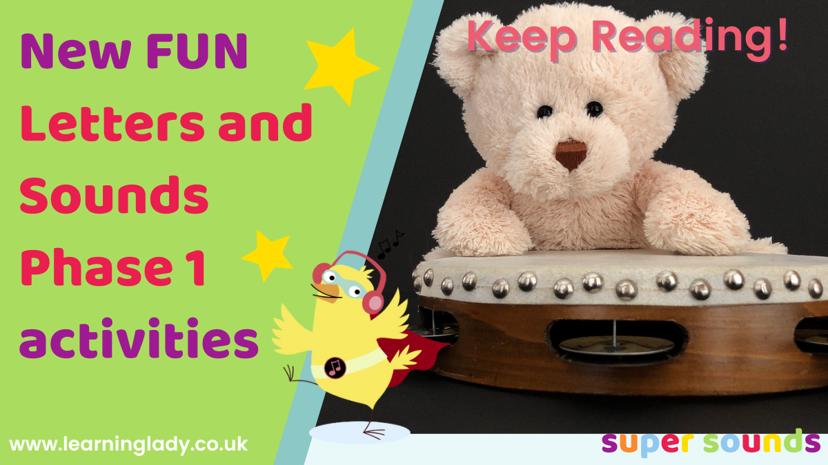 Letters and Sounds Phase 1 alternative activities that actually